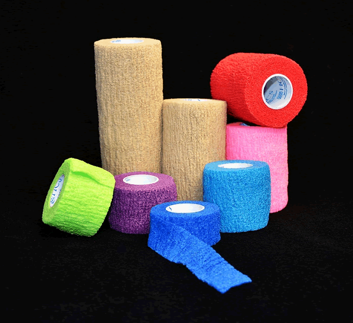 HCS5065T BANDAGE COHESIVE 6INX5YD TAN EASY TEAR IND PACKAGED ( PK 1ROLL ...