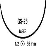 CG825L SUTURE SURGIGUT 2 CHROMIC 60IN GS-26 NEEDLE LOOP ( BX 24 ), Bees ...