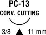 CM400 SUTURE BIOSYN 4-0 PC-13 UNDYED MONOFILAMENT ABSORBABLE 1X18IN ...