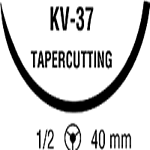 8886314783 SUTURE TICRON SURGIDAC 2 KV-37 BLUE BRAIDED COATED 5X30IN ...