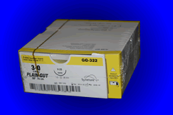 GG322 SUTURE PLAIN GUT 3-0 V-20 30IN GG-322 ( BX 36 ), Bees Medical