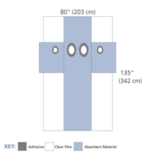 D2344 SHEET ANGIOGRAPHY RADIO FEMORAL 80X135IN ( BX 20 ), Bees Medical