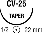 GM282 SUTURE BIOSYN 3-0 CV-25 VIOLET MONOFILAMENT ABSORBABLE 1X36IN ...