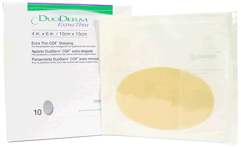 187902 DRESSING DUODERM CGF 4X6IN EXTRA THIN OVAL STERILE ( BX 10 ...