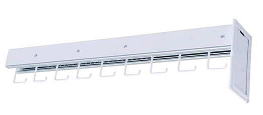 CAT24HD SLIDE CATH FOR 24IN D SHELF W/ 9 HOOKS ( EA 1 ), Bees Medical